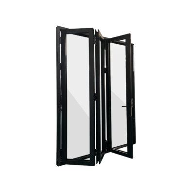 108" x 96" Black Aluminum Bifold Door – 3R Outswing