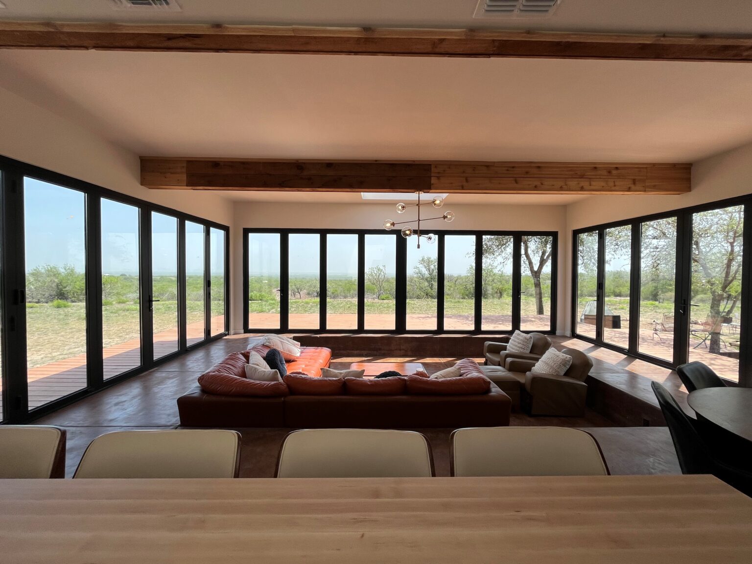 Aluminum BiFold Door 192"" x 80"" Outswing Black | Durable & Stylish